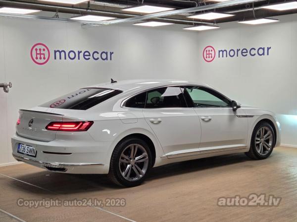 White Volkswagen Arteon 2019 in Tallinn, with an engine capacity of 2.00 L and mileage of 58 thousand km for 20900 €, photo 4 on AUTOMOTO.COM.LV