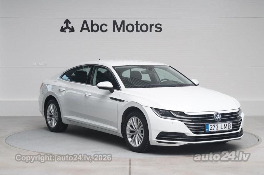 White Volkswagen Arteon 2019 in Tallinn, with an engine capacity of 1.50 L and mileage of 126 thousand km for 20990 €, photo 3 on AUTOMOTO.COM.LV
