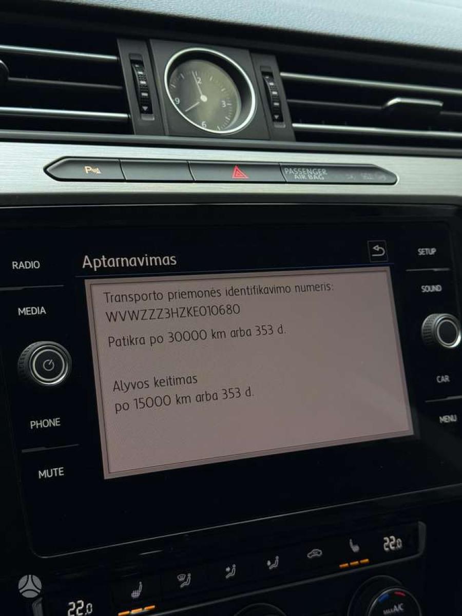 Balts Volkswagen Arteon 2019 Viļņa, ar dzinēja tilpumu 1.50 L un nobraukumu 155 tūkst. km par 16900 €, foto 29 vietnē AUTOMOTO.COM.LV