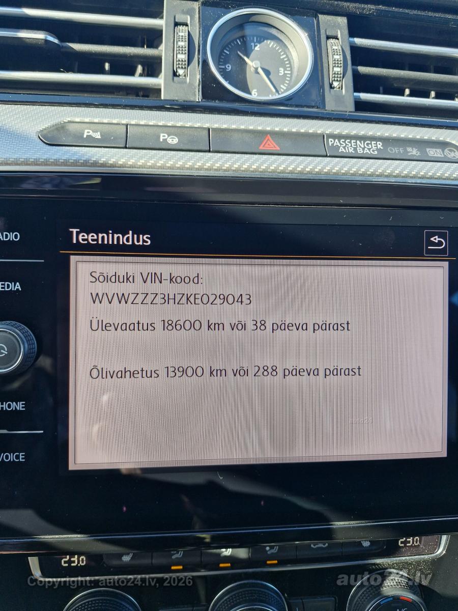 Balts Volkswagen Arteon 2019 Tallina, ar dzinēja tilpumu 2.00 L un nobraukumu 101 tūkst. km par 24900 €, foto 8 vietnē AUTOMOTO.COM.LV