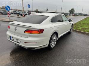 White Volkswagen Arteon 2020 in Liepaja, with an engine capacity of 2.00 L and mileage of 220 thousand km for 21500 €, photo  on AUTOMOTO.COM.LV