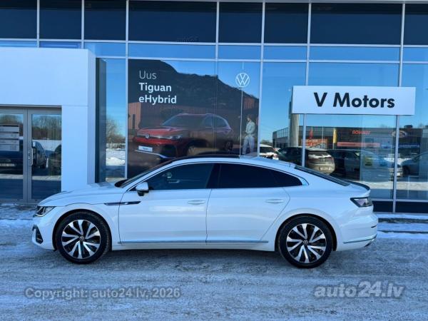 White Volkswagen Arteon 2021 in Viljandi, with an engine capacity of 2.00 L and mileage of 99 thousand km for 32900 €, photo 5 on AUTOMOTO.COM.LV