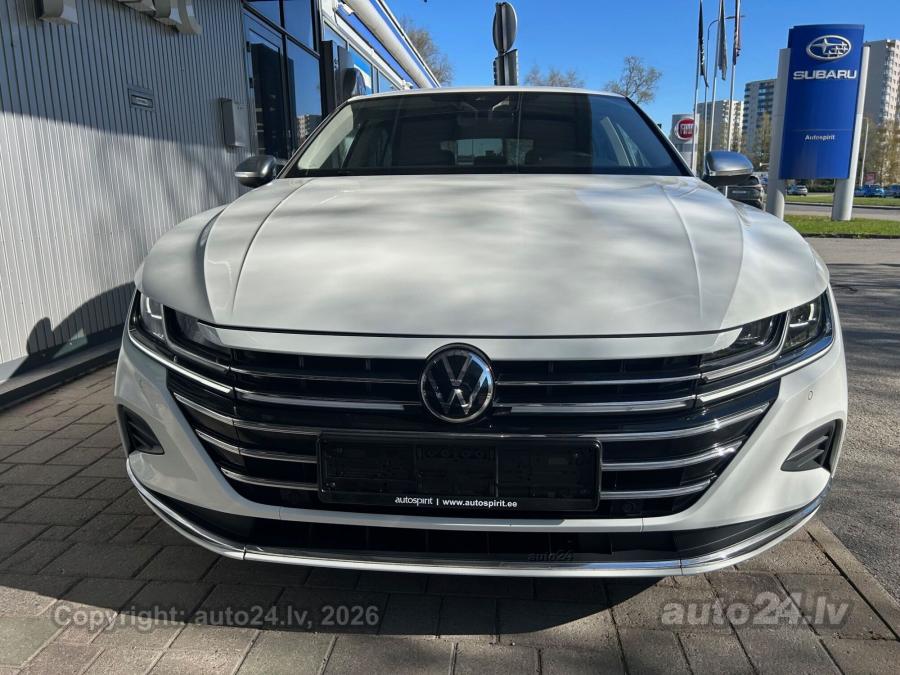 White Volkswagen Arteon 2021 in Tallinn, with an engine capacity of 2.00 L and mileage of 87 thousand km for 24990 €, photo 5 on AUTOMOTO.COM.LV