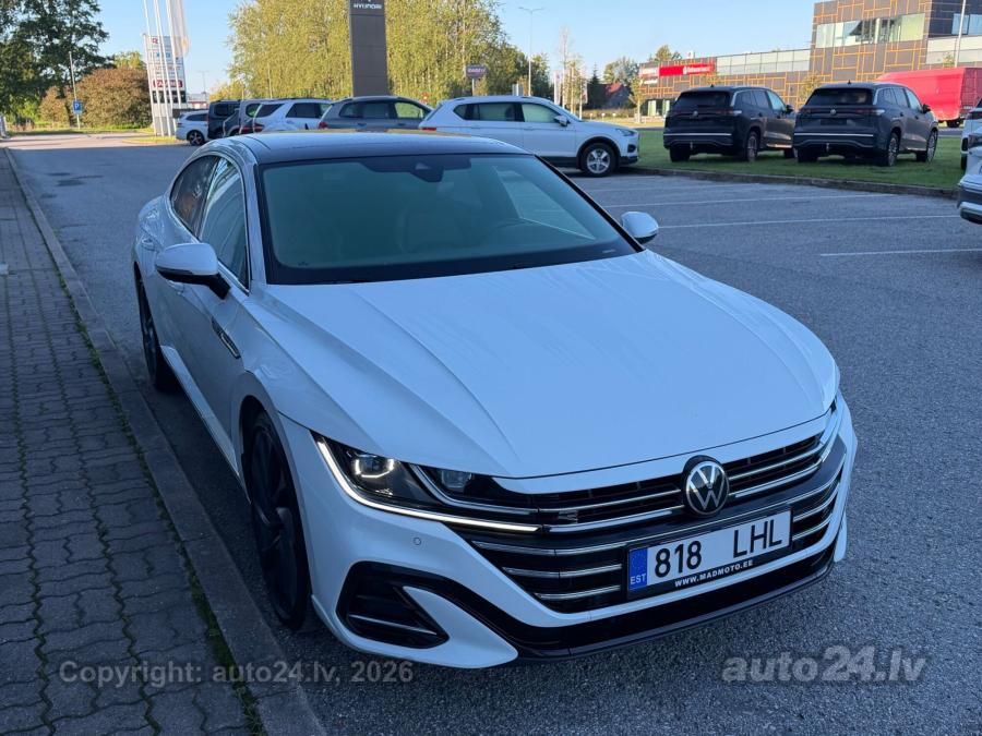 White Volkswagen Arteon 2022 in Viljandi, with an engine capacity of 2.00 L and mileage of 67 thousand km for 29890 €, photo 7 on AUTOMOTO.COM.LV