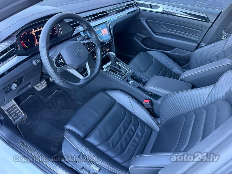 White Volkswagen Arteon 2022 in Viljandi, with an engine capacity of 2.00 L and mileage of 67 thousand km for 29890 €, photo 9 on AUTOMOTO.COM.LV