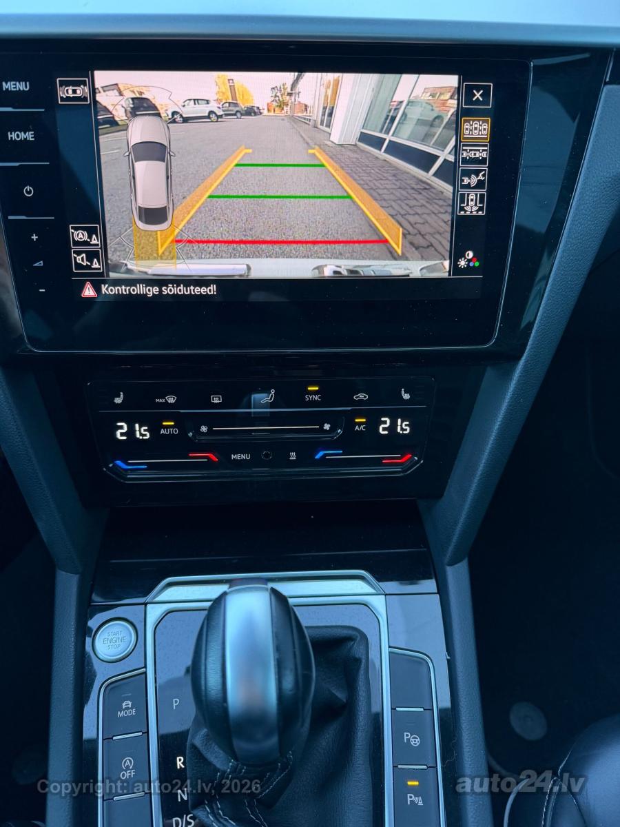 White Volkswagen Arteon 2022 in Viljandi, with an engine capacity of 2.00 L and mileage of 67 thousand km for 29890 €, photo 15 on AUTOMOTO.COM.LV