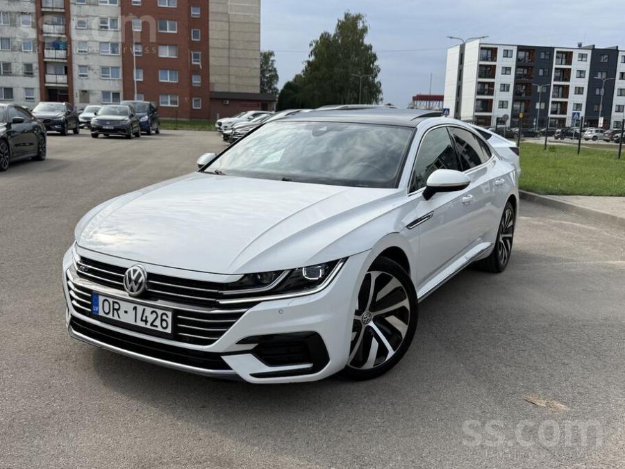 White Volkswagen Arteon 2017 in Jelgava, with an engine capacity of 2.00 L and mileage of 0 thousand km for 17750 €, photo 3 on AUTOMOTO.COM.LV