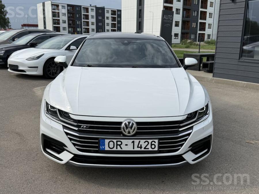 White Volkswagen Arteon 2017 in Jelgava, with an engine capacity of 2.00 L and mileage of 0 thousand km for 17750 €, photo 6 on AUTOMOTO.COM.LV