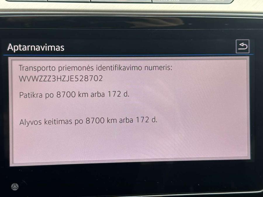Белый Фольксваген Артеон 2018 в Паневежис, объемом двигателя 2.00 л и пробегом 154 тыс. км за 21600 €, фото 37 на AUTOMOTO.COM.LV