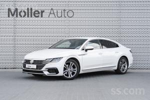 White Volkswagen Arteon 2020 in Riga, with an engine capacity of 2.00 L and mileage of 84 thousand km for 22850 €, photo  on AUTOMOTO.COM.LV