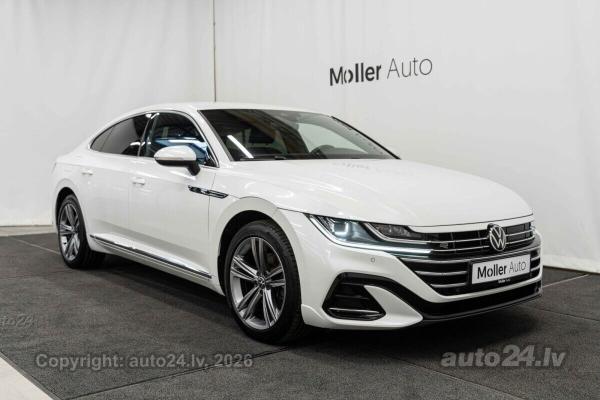 White Volkswagen Arteon 2022 in Tallinn, with an engine capacity of 1.40 L and mileage of 145 thousand km for 25900 €, photo 7 on AUTOMOTO.COM.LV