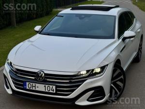 White Volkswagen Arteon 2021 in Riga, with an engine capacity of 2.00 L and mileage of 0 thousand km for 22200 €, photo  on AUTOMOTO.COM.LV