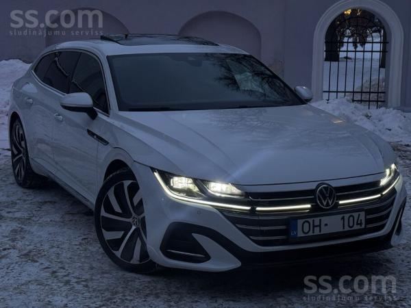 Balts Volkswagen Arteon 2021 Jelgava, ar dzinēja tilpumu 2.00 L un nobraukumu 0 tūkst. km par 20999 €, foto 3 vietnē AUTOMOTO.COM.LV