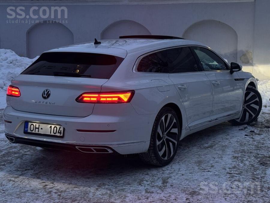 Balts Volkswagen Arteon 2021 Jelgava, ar dzinēja tilpumu 2.00 L un nobraukumu 0 tūkst. km par 20999 €, foto 4 vietnē AUTOMOTO.COM.LV