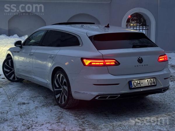 Balts Volkswagen Arteon 2021 Jelgava, ar dzinēja tilpumu 2.00 L un nobraukumu 0 tūkst. km par 20999 €, foto 5 vietnē AUTOMOTO.COM.LV