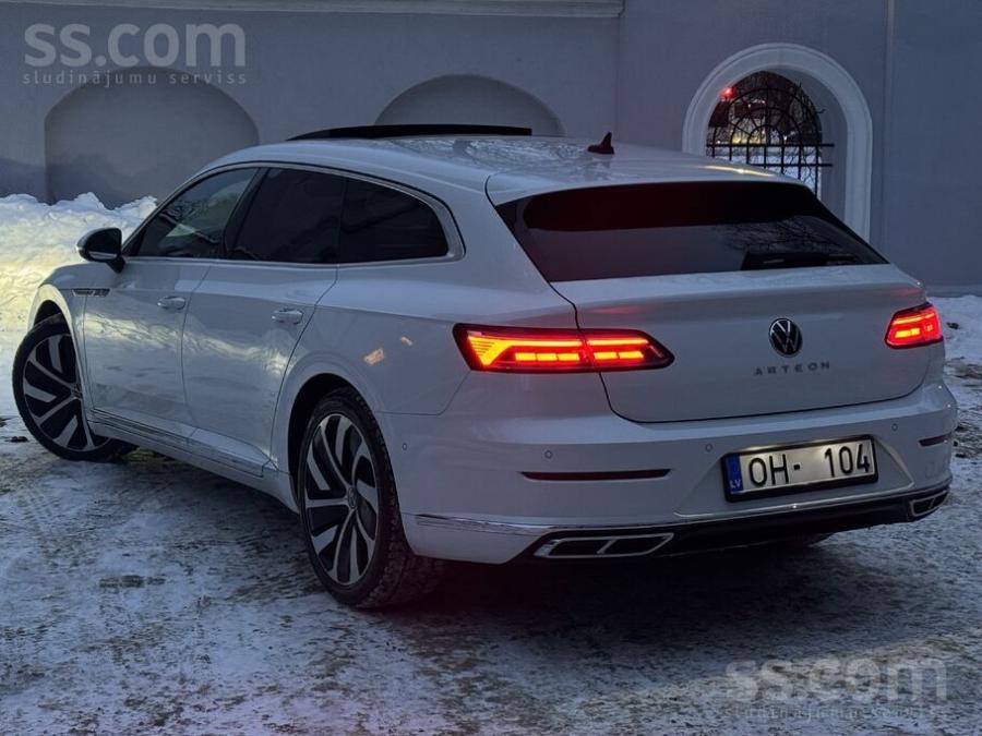 Balts Volkswagen Arteon 2021 Jelgava, ar dzinēja tilpumu 2.00 L un nobraukumu 0 tūkst. km par 20999 €, foto 5 vietnē AUTOMOTO.COM.LV
