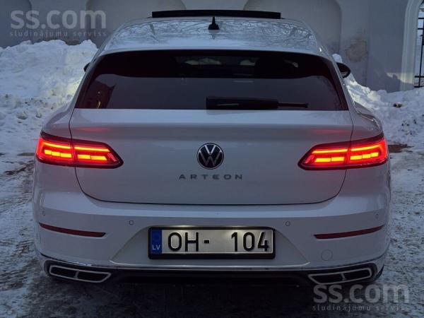 Balts Volkswagen Arteon 2021 Jelgava, ar dzinēja tilpumu 2.00 L un nobraukumu 0 tūkst. km par 20999 €, foto 7 vietnē AUTOMOTO.COM.LV