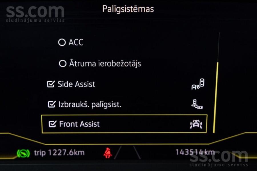 Balts Volkswagen Arteon 2021 Ventspils, ar dzinēja tilpumu 1.40 L un nobraukumu 144 tūkst. km par 26550 €, foto 15 vietnē AUTOMOTO.COM.LV