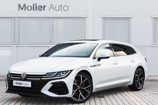 White Volkswagen Arteon 2021 in Ventspils, with an engine capacity of 2.00 L and mileage of 83 thousand km for 34550 €, photo 1 on AUTOMOTO.COM.LV