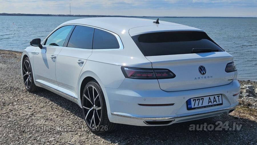 White Volkswagen Arteon 2021 in Tallinn, with an engine capacity of 2.00 L and mileage of 85 thousand km for 30000 €, photo 4 on AUTOMOTO.COM.LV