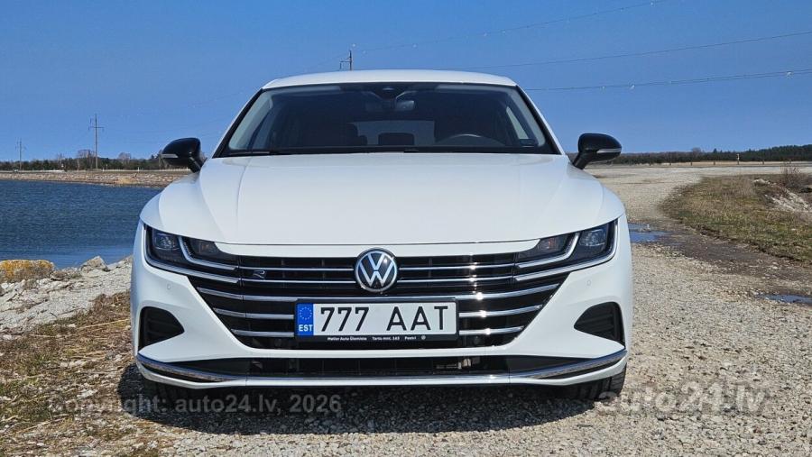 White Volkswagen Arteon 2021 in Tallinn, with an engine capacity of 2.00 L and mileage of 85 thousand km for 30000 €, photo 6 on AUTOMOTO.COM.LV