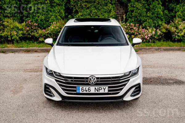 White Volkswagen Arteon 2022 in Tallinn, with an engine capacity of 1.40 L and mileage of 175 thousand km for 26500 €, photo 3 on AUTOMOTO.COM.LV