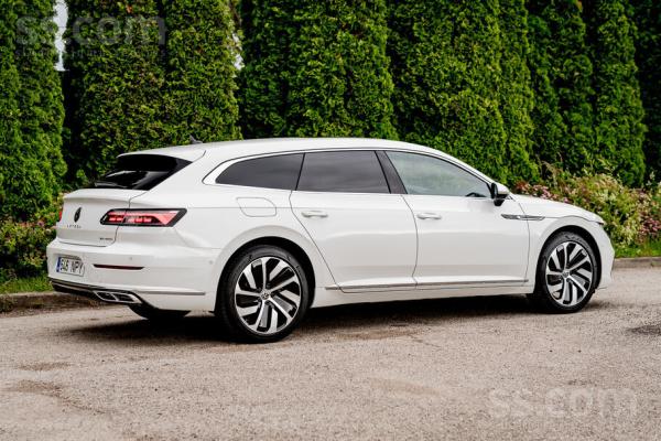 White Volkswagen Arteon 2022 in Tallinn, with an engine capacity of 1.40 L and mileage of 175 thousand km for 26500 €, photo 5 on AUTOMOTO.COM.LV