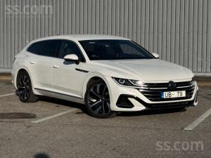 White Volkswagen Arteon 2022 in Riga, with an engine capacity of 2.00 L and mileage of 69 thousand km for 30850 €, photo 7 on AUTOMOTO.COM.LV