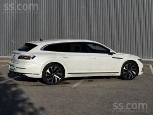 White Volkswagen Arteon 2022 in Riga, with an engine capacity of 2.00 L and mileage of 69 thousand km for 30850 €, photo 8 on AUTOMOTO.COM.LV