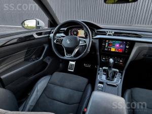White Volkswagen Arteon 2022 in Riga, with an engine capacity of 2.00 L and mileage of 69 thousand km for 30850 €, photo 11 on AUTOMOTO.COM.LV