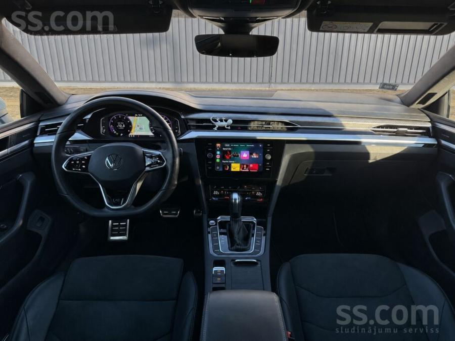 White Volkswagen Arteon 2022 in Riga, with an engine capacity of 2.00 L and mileage of 69 thousand km for 30850 €, photo 12 on AUTOMOTO.COM.LV