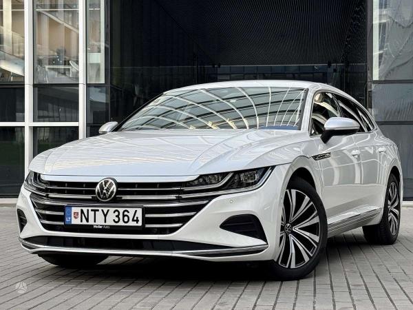 White Volkswagen Arteon 2022 in Vilnius, with an engine capacity of 1.97 L and mileage of 84 thousand km for 25490 €, photo 1 on AUTOMOTO.COM.LV