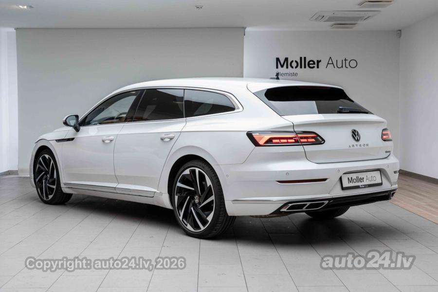 White Volkswagen Arteon 2023 in Tallinn, with an engine capacity of 2.00 L and mileage of 139 thousand km for 29900 €, photo 5 on AUTOMOTO.COM.LV