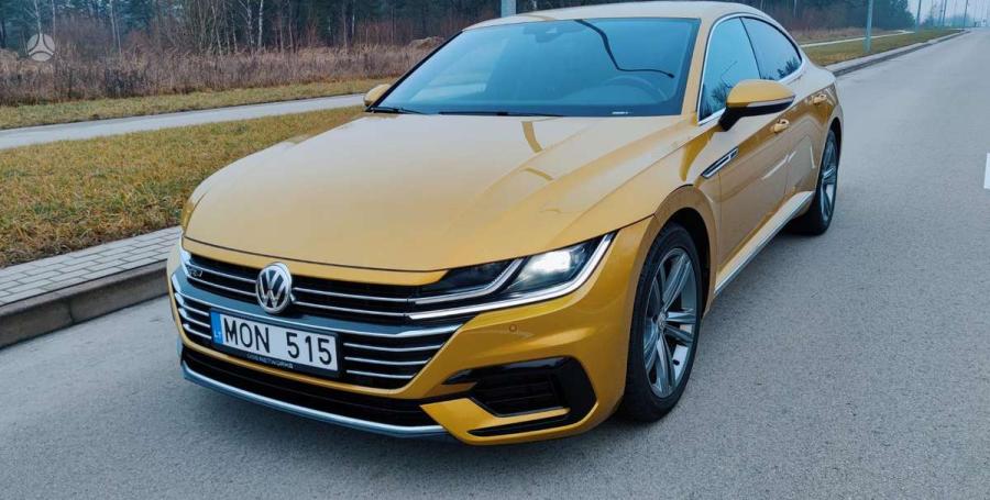 Yellow Volkswagen Arteon 2017 in Siauliai, with an engine capacity of 1.97 L and mileage of 167 thousand km for 20700 €, photo 2 on AUTOMOTO.COM.LV