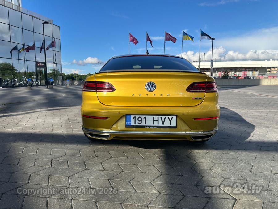 Yellow Volkswagen Arteon 2017 in Tallinn, with an engine capacity of 2.00 L and mileage of 165 thousand km for 22500 €, photo 6 on AUTOMOTO.COM.LV