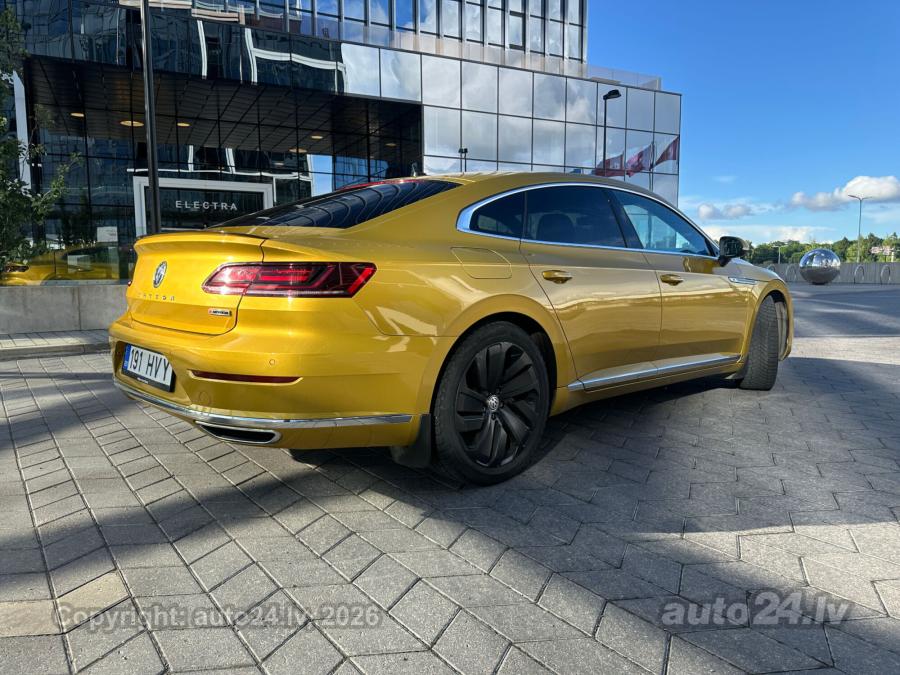 Yellow Volkswagen Arteon 2017 in Tallinn, with an engine capacity of 2.00 L and mileage of 165 thousand km for 22500 €, photo 7 on AUTOMOTO.COM.LV