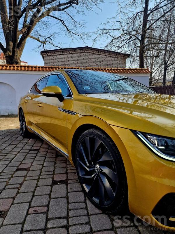 Dzeltens Volkswagen Arteon 2018 Jelgava, ar dzinēja tilpumu 2.00 L un nobraukumu 142 tūkst. km par 22000 €, foto 5 vietnē AUTOMOTO.COM.LV