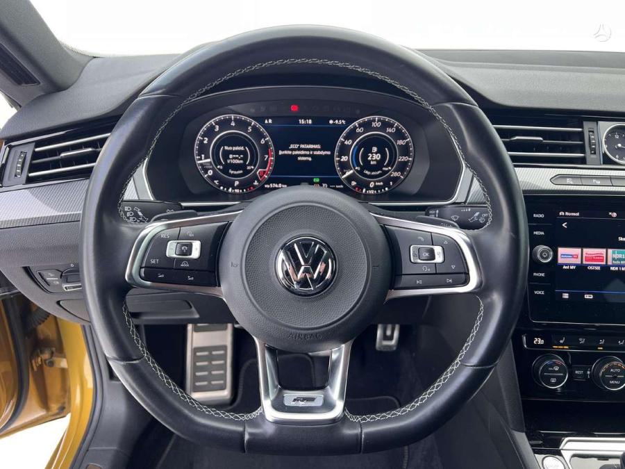 Dzeltens Volkswagen Arteon 2018 Kauņa, ar dzinēja tilpumu 1.98 L un nobraukumu 127 tūkst. km par 21800 €, foto 25 vietnē AUTOMOTO.COM.LV