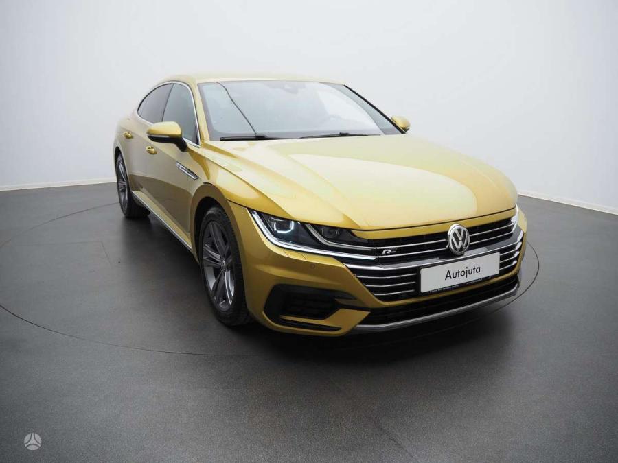Dzeltens Volkswagen Arteon 2019 Viļņa, ar dzinēja tilpumu 1.97 L un nobraukumu 201 tūkst. km par 18900 €, foto 4 vietnē AUTOMOTO.COM.LV