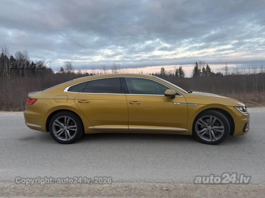 Yellow Volkswagen Arteon 2020 in Tallinn, with an engine capacity of 2.00 L and mileage of 61 thousand km for 27800 €, photo 3 on AUTOMOTO.COM.LV