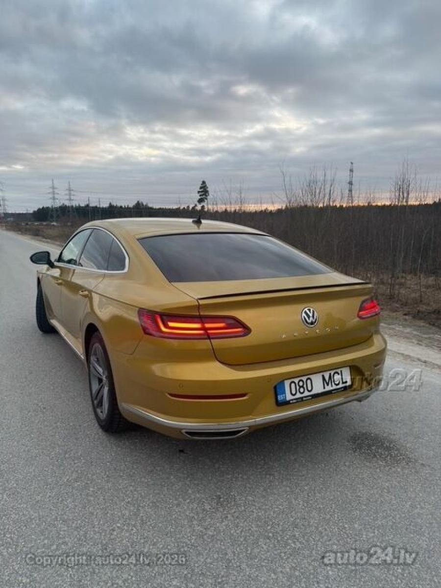 Yellow Volkswagen Arteon 2020 in Tallinn, with an engine capacity of 2.00 L and mileage of 61 thousand km for 27800 €, photo 4 on AUTOMOTO.COM.LV