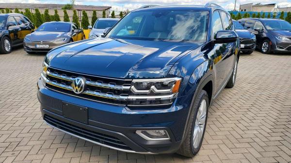 Zils Volkswagen Atlas 2019 Šauļi, ar dzinēja tilpumu 3.60 L un nobraukumu 144 tūkst. km par 20499 €, foto 1 vietnē AUTOMOTO.COM.LV
