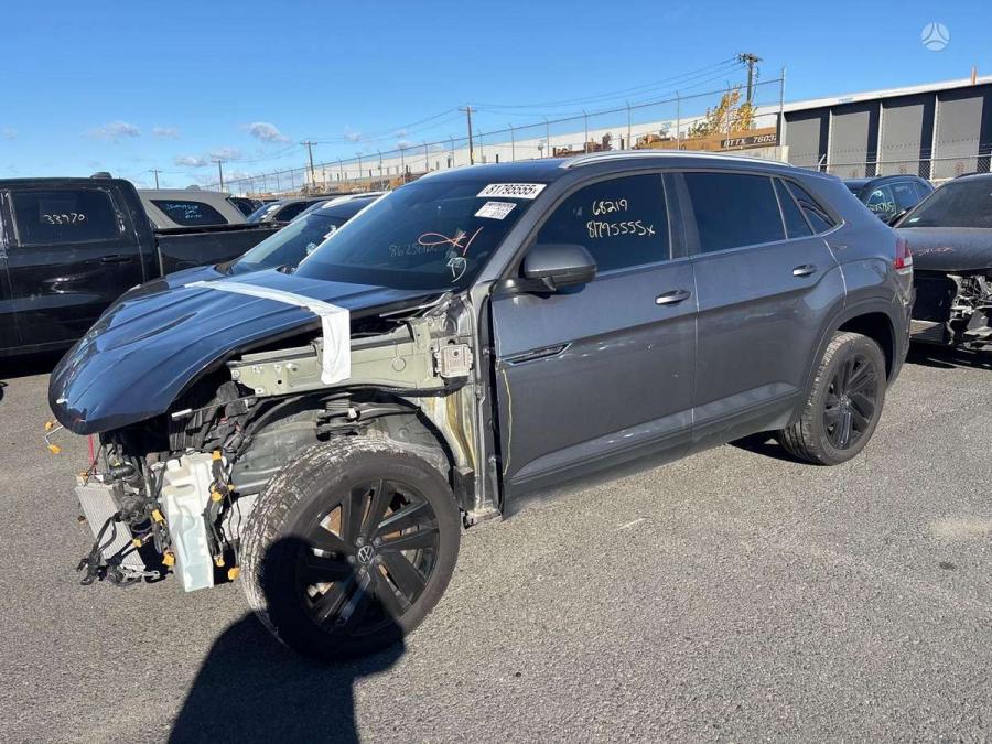 Pelēks Volkswagen Atlas Cross Sport 2022 Ukmergė, ar dzinēja tilpumu 0.00 L un nobraukumu 110 tūkst. km par 12450 €, foto 7 vietnē AUTOMOTO.COM.LV