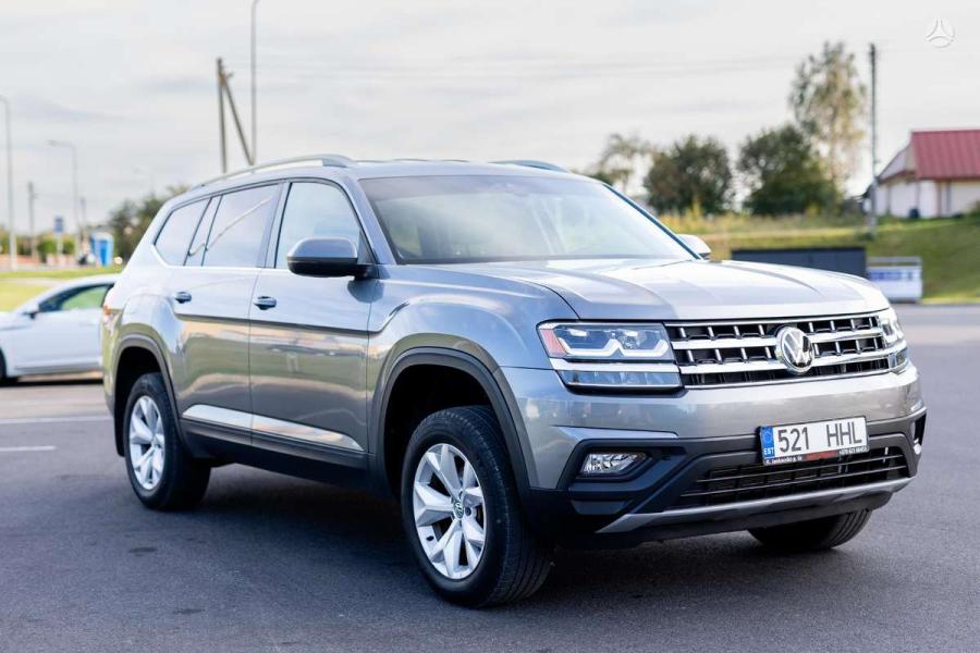 Pelēks Volkswagen Atlas 2018 Viļņa, ar dzinēja tilpumu 3.60 L un nobraukumu 130 tūkst. km par 15500 €, foto 3 vietnē AUTOMOTO.COM.LV