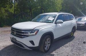White Volkswagen Atlas 2021 in Vilnius, with an engine capacity of 3.60 L and mileage of 132 thousand km for 13900 €, photo 7 on AUTOMOTO.COM.LV