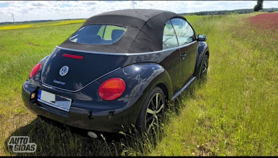 Black Volkswagen Beetle 2003 in Mazeikiai, with an engine capacity of 1.40 L and mileage of 270 thousand km for 2450 €, photo 11 on AUTOMOTO.COM.LV