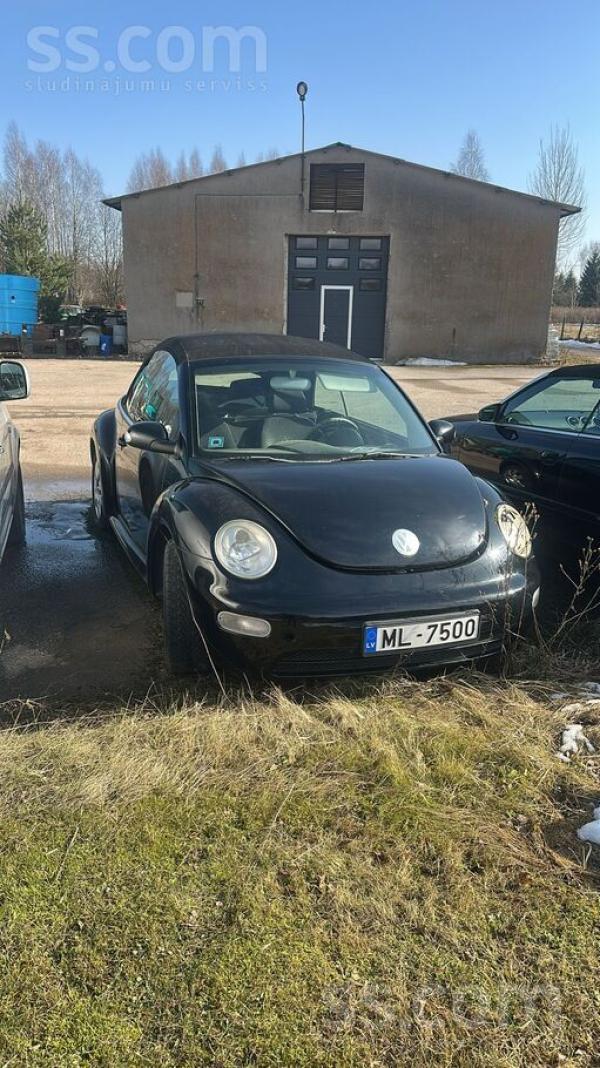 Melns Volkswagen Beetle 2003 Rīga, ar dzinēja tilpumu 1.60 L un nobraukumu 0 tūkst. km par 2000 €, foto 1 vietnē AUTOMOTO.COM.LV