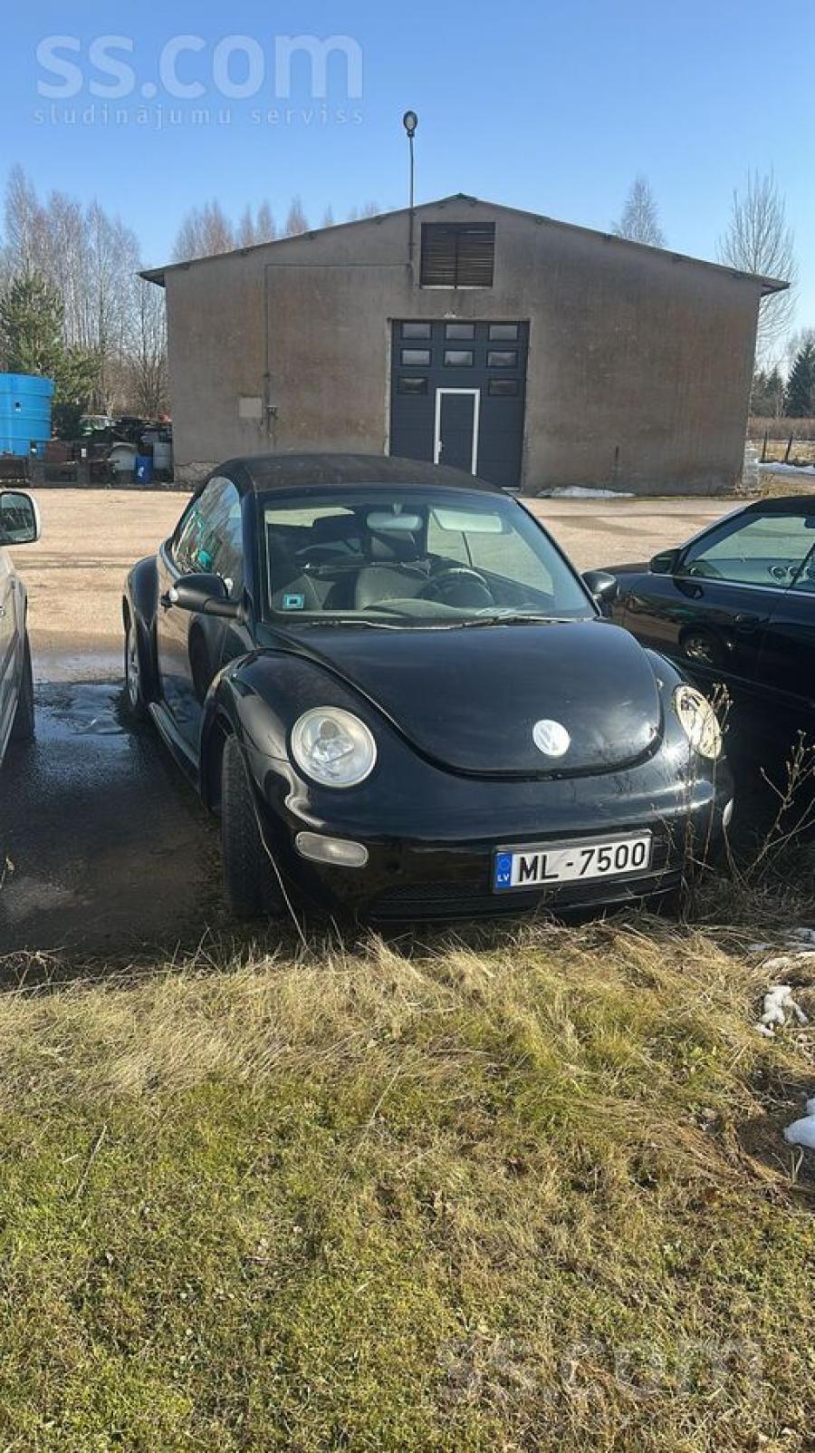 Melns Volkswagen Beetle 2003 Rīga, ar dzinēja tilpumu 1.60 L un nobraukumu 0 tūkst. km par 2000 €, foto 1 vietnē AUTOMOTO.COM.LV