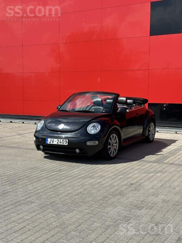 Black Volkswagen Beetle 2003 in Riga, with an engine capacity of 2.00 L and mileage of 205 thousand km for 2100 €, photo 2 on AUTOMOTO.COM.LV