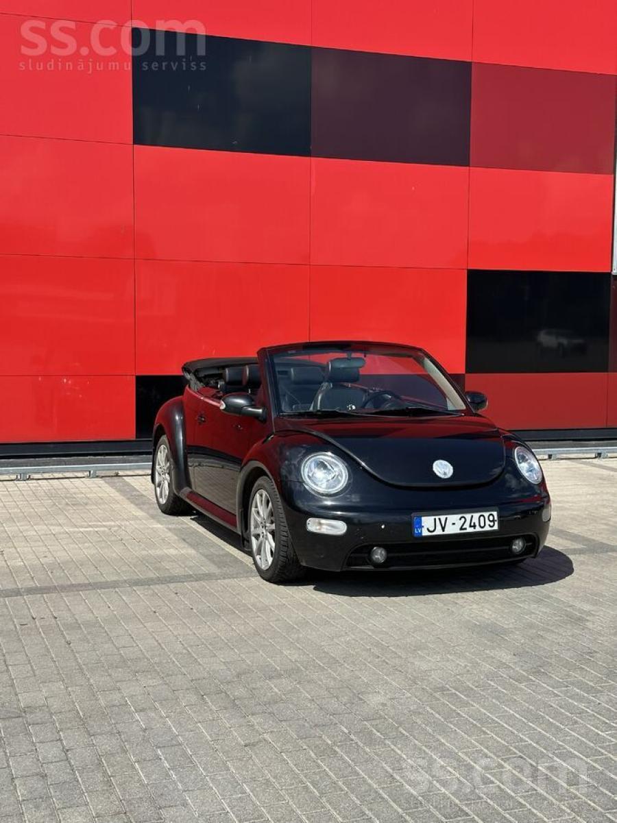 Black Volkswagen Beetle 2003 in Riga, with an engine capacity of 2.00 L and mileage of 205 thousand km for 2100 €, photo 4 on AUTOMOTO.COM.LV